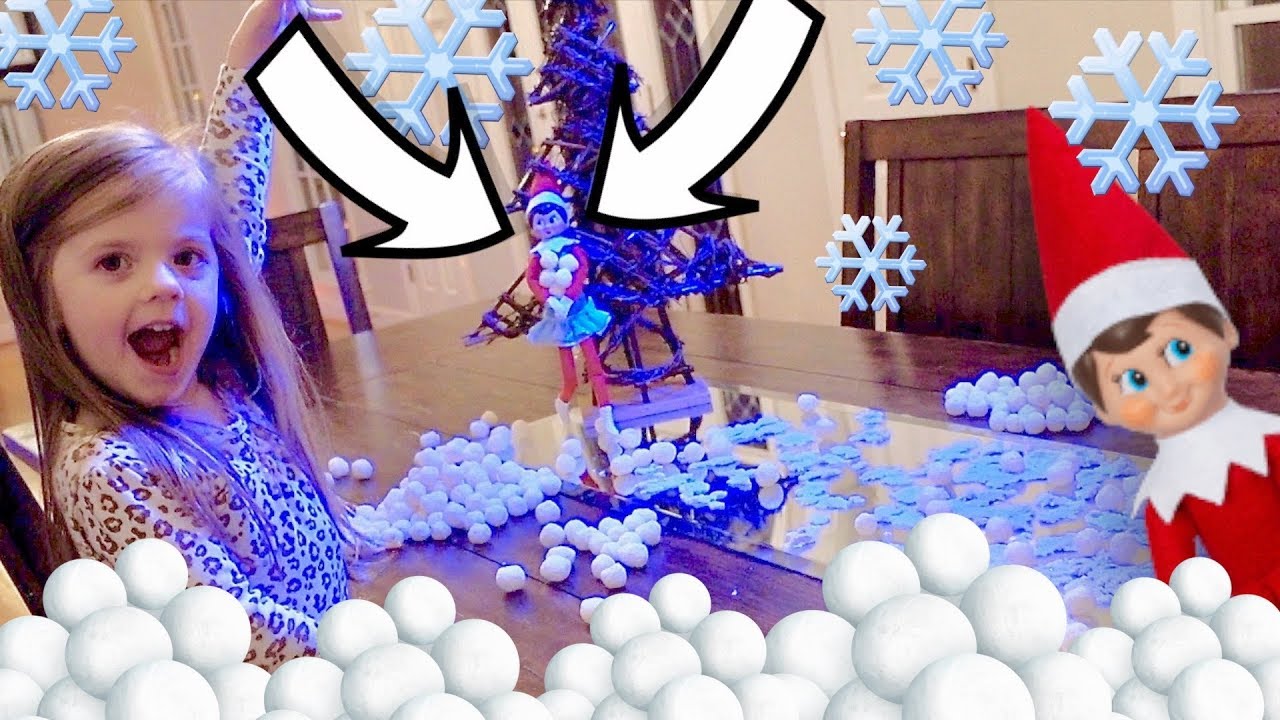 😂 SNOWBALL SURPRISE! ️ Elf On The Shelf - YouTube
