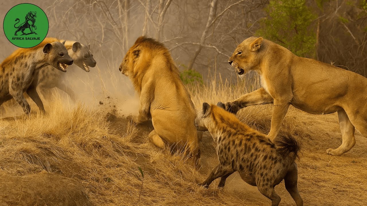 Hienas contra Leones – Lucha Salvaje por la Supervivencia en África ...