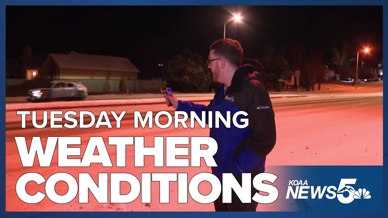 Look at conditions outside Tuesday morning - Snow and ice impacting ...