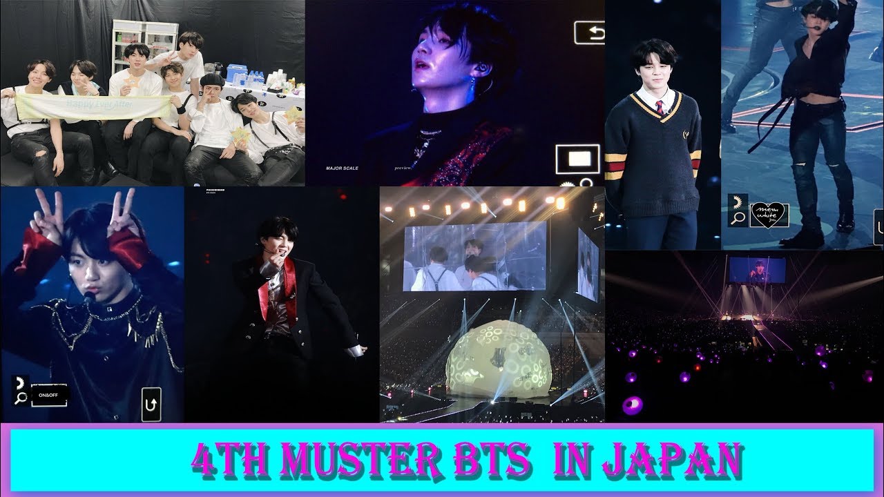 COMPILATION 4TH MUSTER BTS IN JAPAN.HAPPY EVER AFTER - YouTube