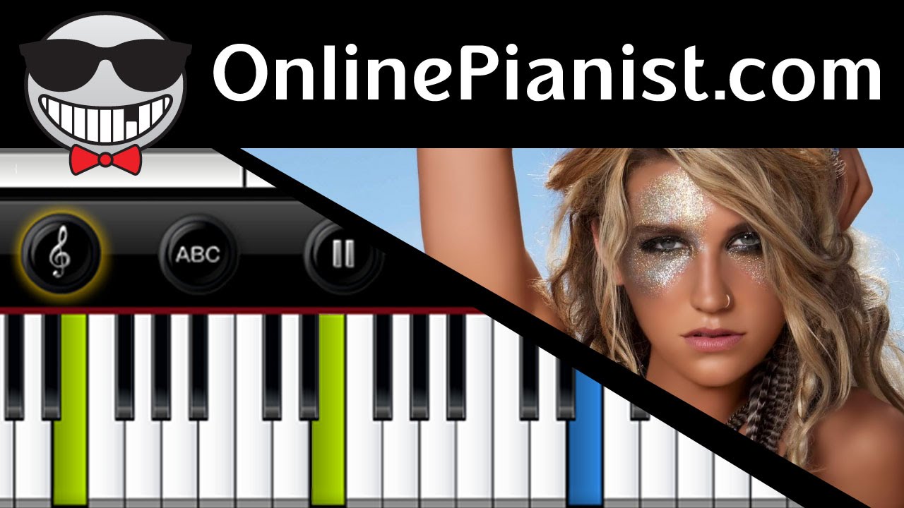 Kesha - Tik Tok - Easy Piano Tutorial & Sheets - How to play - YouTube