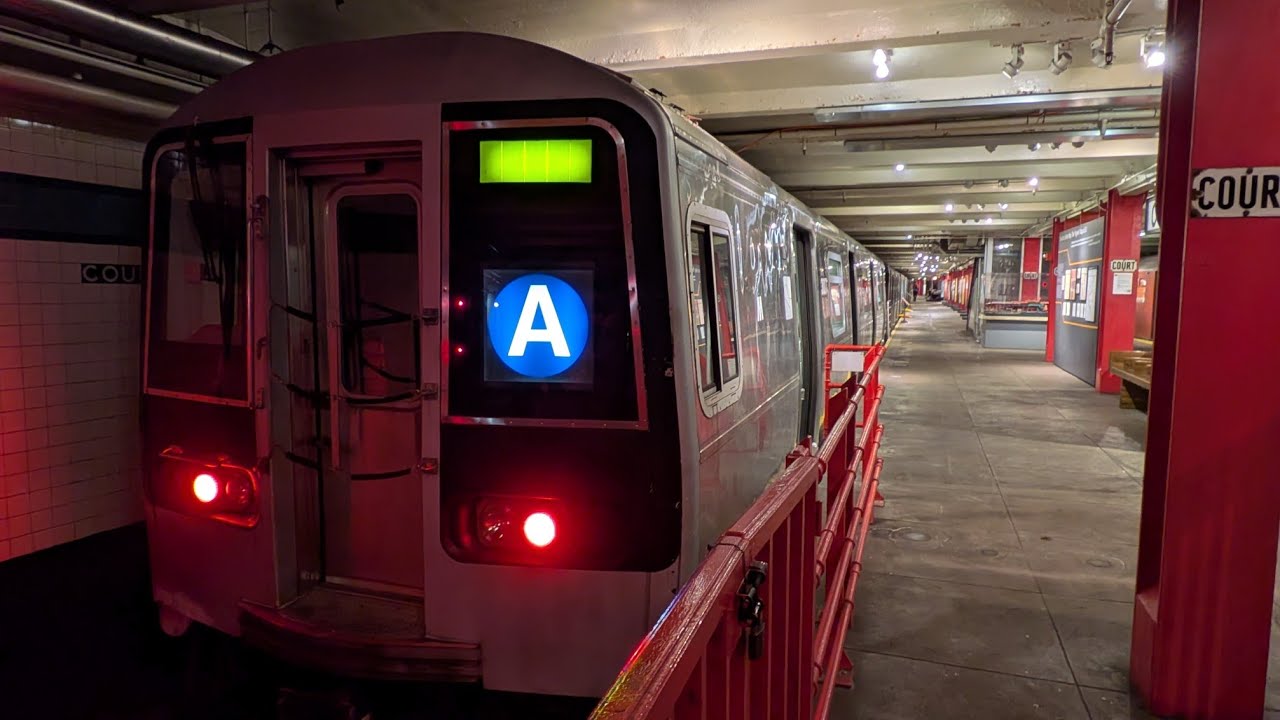 NYC Subway: R110B Prototype Car 3007 at the NYC Transit Museum - YouTube