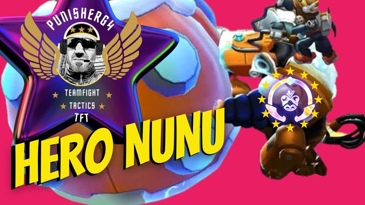 ⚔️ HERO NUNU GOLD ZOE ⭐⭐⭐ 5 Mascot SET 8🔥 TFT TeamfightTactics 😎 ...