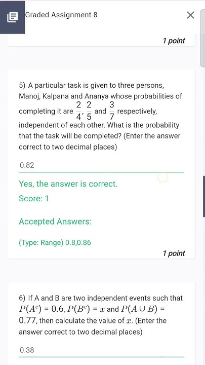 Week 8 Stats 1 Graded Assignment 100% solved #graded #assignment # ...