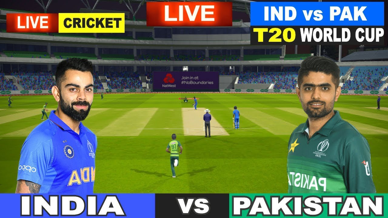 India VS Pakistan T20 Live Match | ICC World T20 | Cricket Live | MA ...