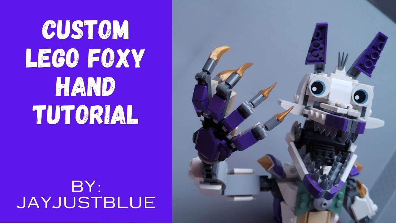 Lego FNAF Foxy Hand Tutorial - YouTube