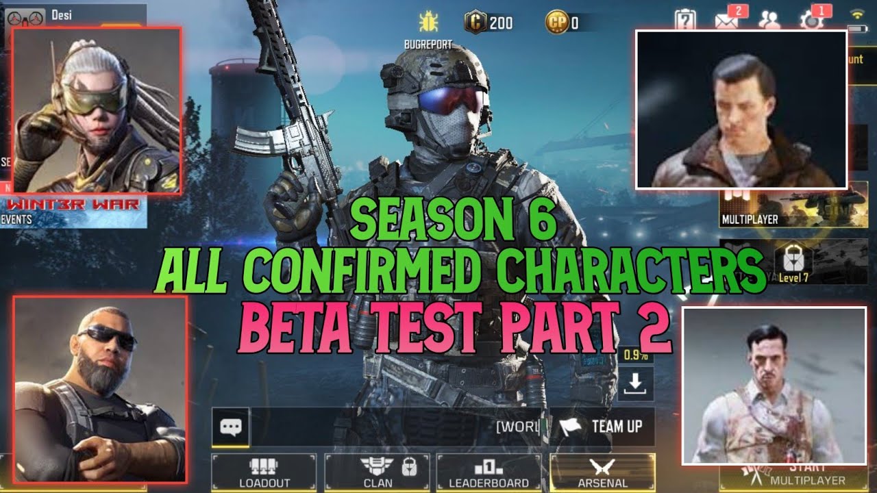 CODM SEASON 6 CONFIRMED BATTLE PASS AND ALL OTHER CHARACTERS LEAKS COD ...