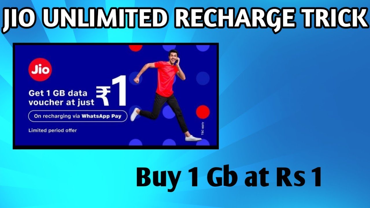 Jio 4G Unlimited Free Data || Jio Free Data Unlimited Trick || Jio 1GB ...