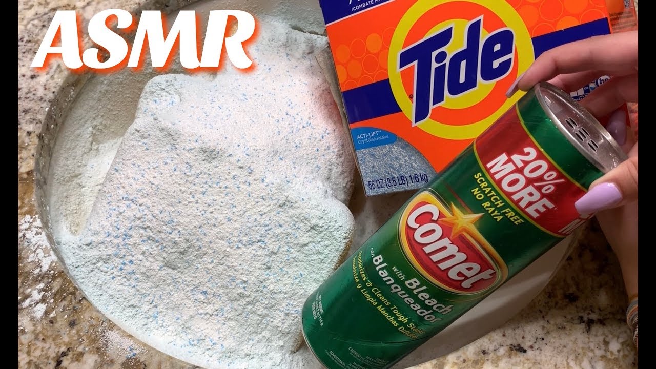 🛁 ASMR Powder Combo Satisfying Sponge Squeezing 🛁 Stress Relief / Sleep ...