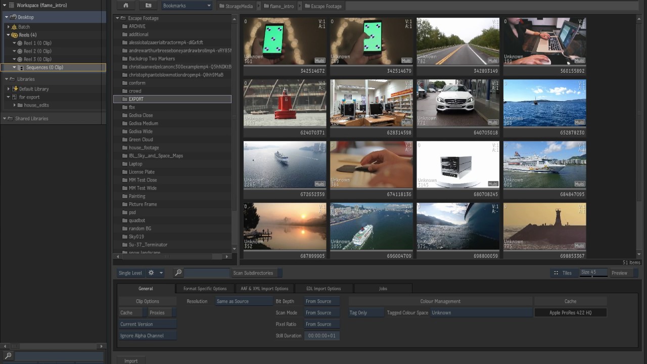 Autodesk Flame 101: Part 6 - Exporting and Archiving - YouTube
