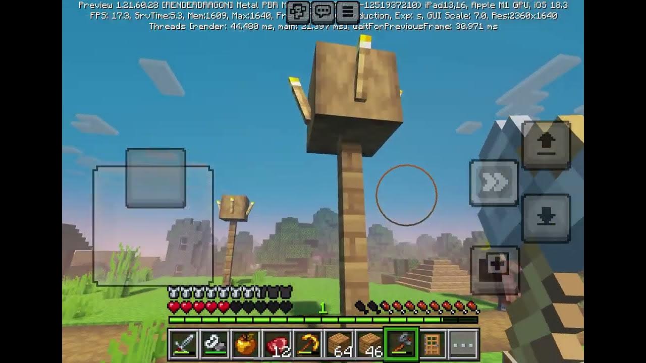 Playing Minecraft with Actions and Stuff and shaders! (Part 2) - YouTube