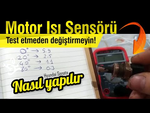 Motor ısı sensoru nasıl test edilir  (Hyundai Sonata)
