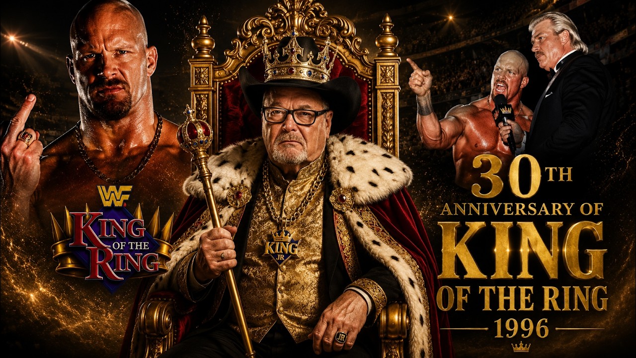 30th Anniversary of King Of The Ring 1996 Grilling JR - YouTube