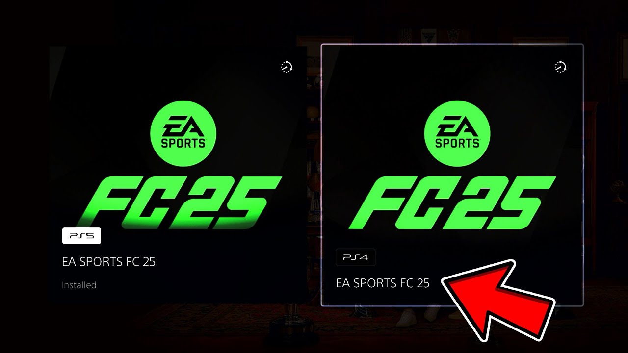 HOW TO DOWNLOAD FC 25 PS4 VERSION ON YOUR PS5 - YouTube