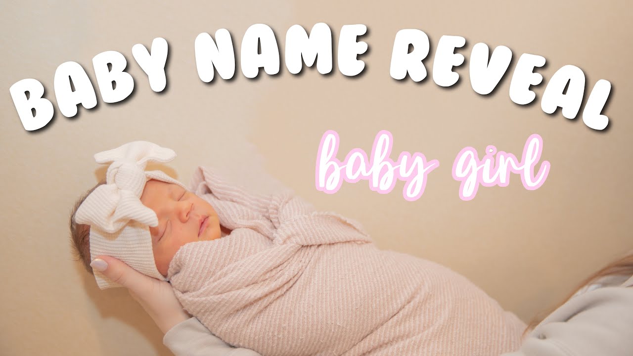Unique Baby Girl Name Reveal | Varney Family - YouTube