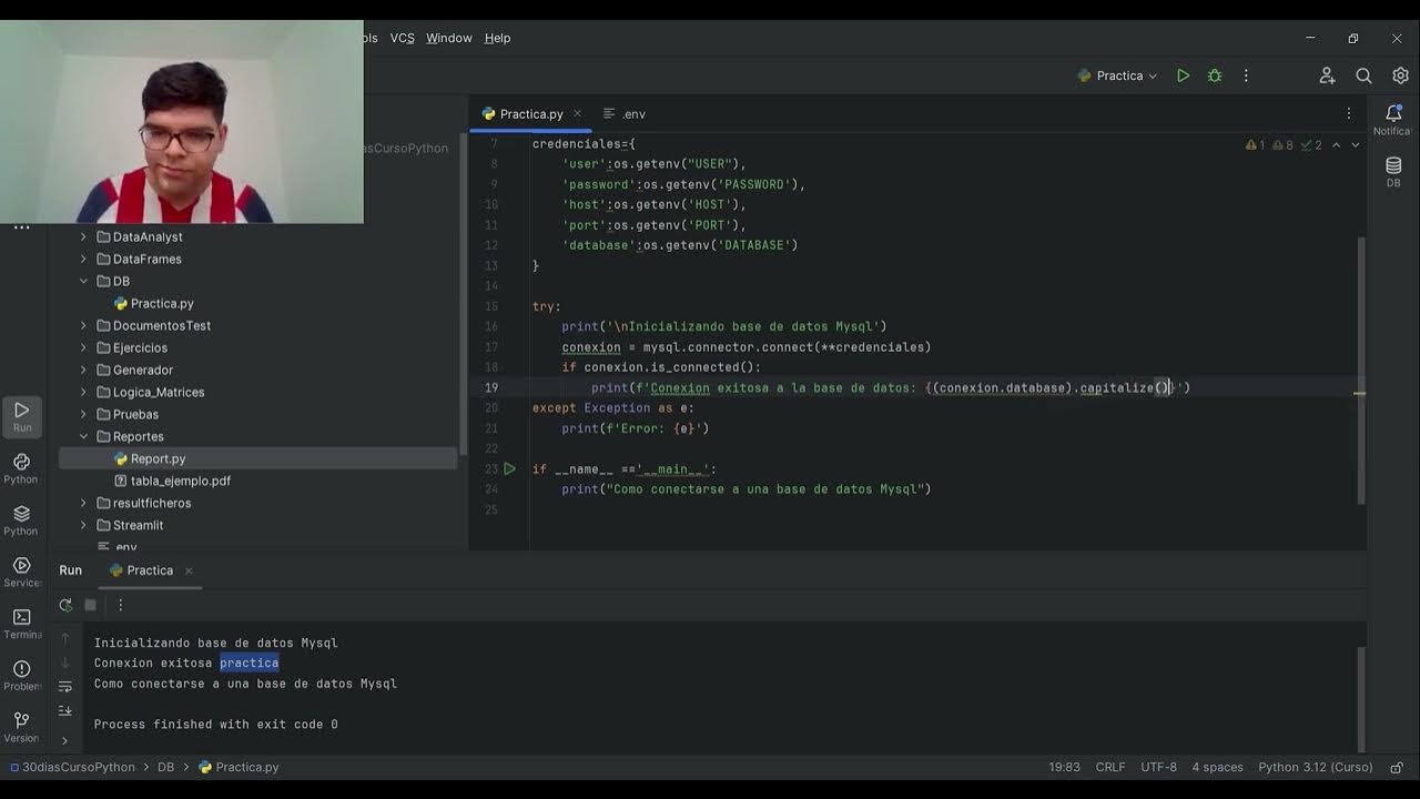 Conectarse y Manipular datos de una Base de datos con Python - YouTube