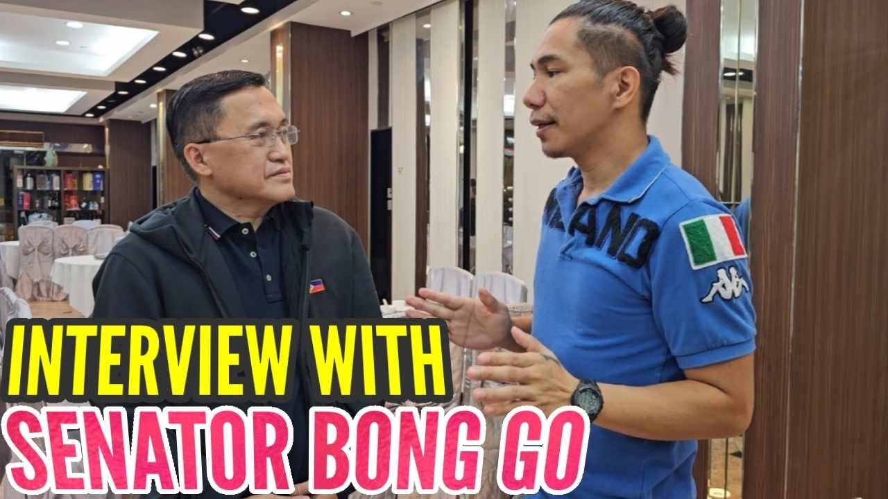 INTERVIEW WITH SENATOR BONG GO II MAY IKAKLARO LANG SIYA - YouTube