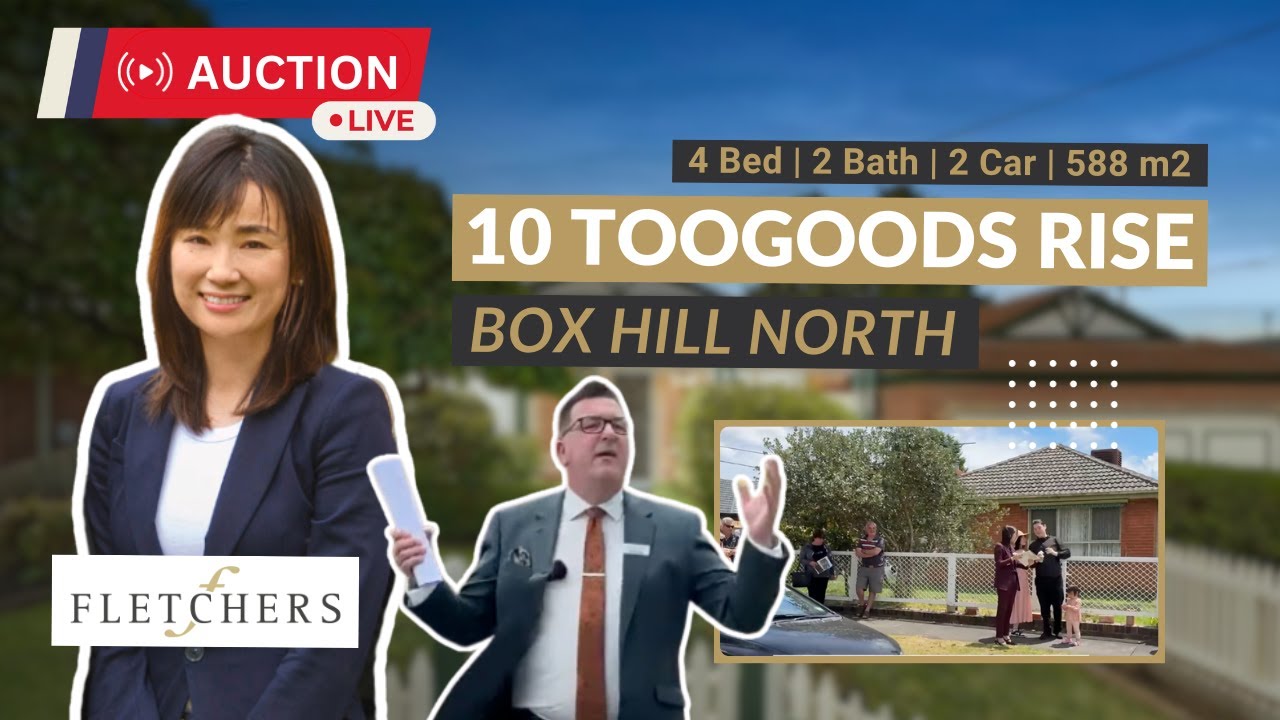Live Auction @ 10 Toogoods Rise, Box Hill North - YouTube