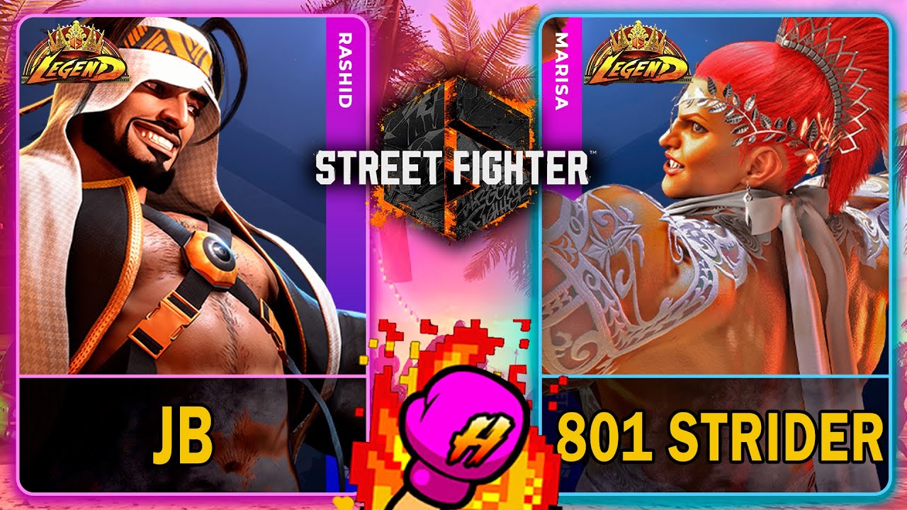 Street Fighter 6🥊JB (RASHID) VS 801 Strider (LUKE)🥊スト6🥊SF6🥊4K 60ᶠᵖˢ ...