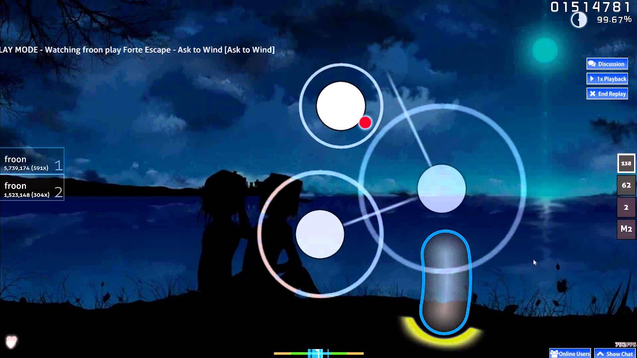 [osu!] Forte Escape - Ask to Wind (froon) - YouTube