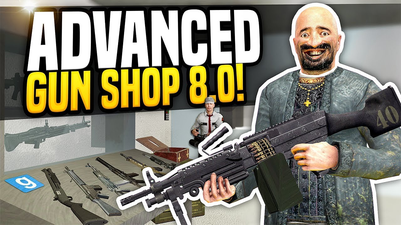*NEW* ADVANCED GUN SHOP 8.0 - Gmod DarkRP | Building a Slide! - YouTube