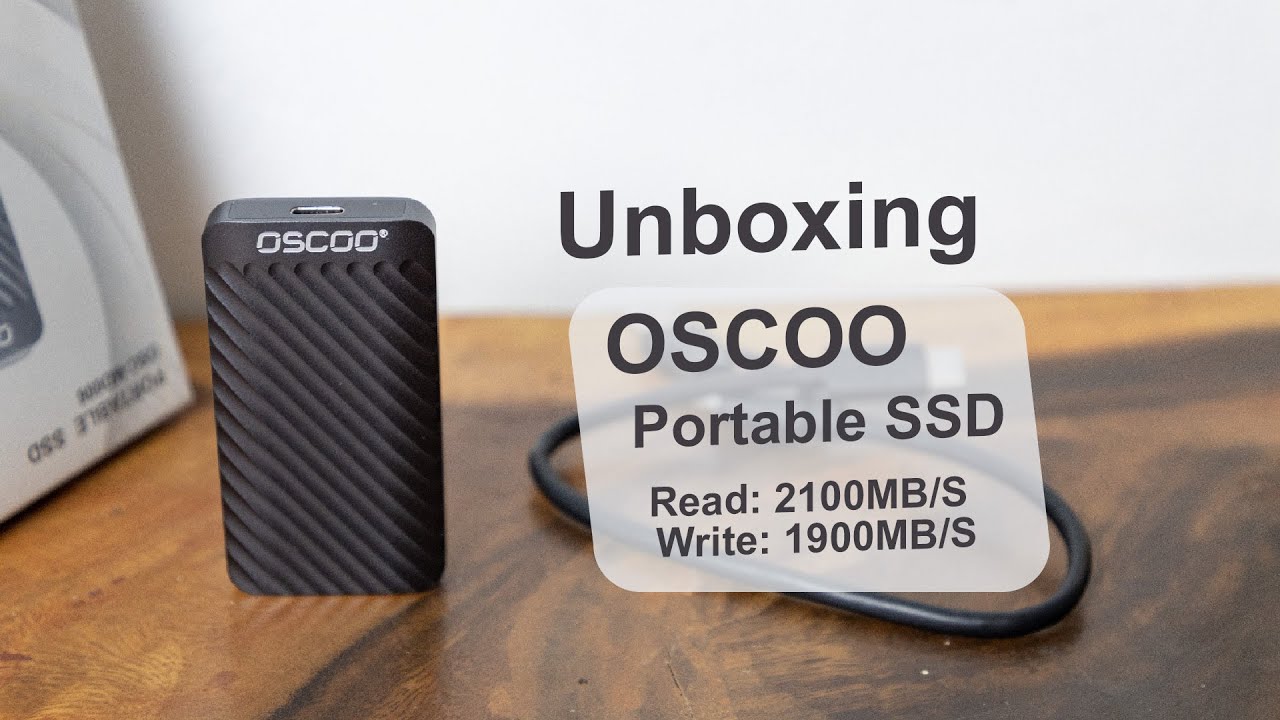 Unboxing OSCOO Portable SSD MD006 - YouTube