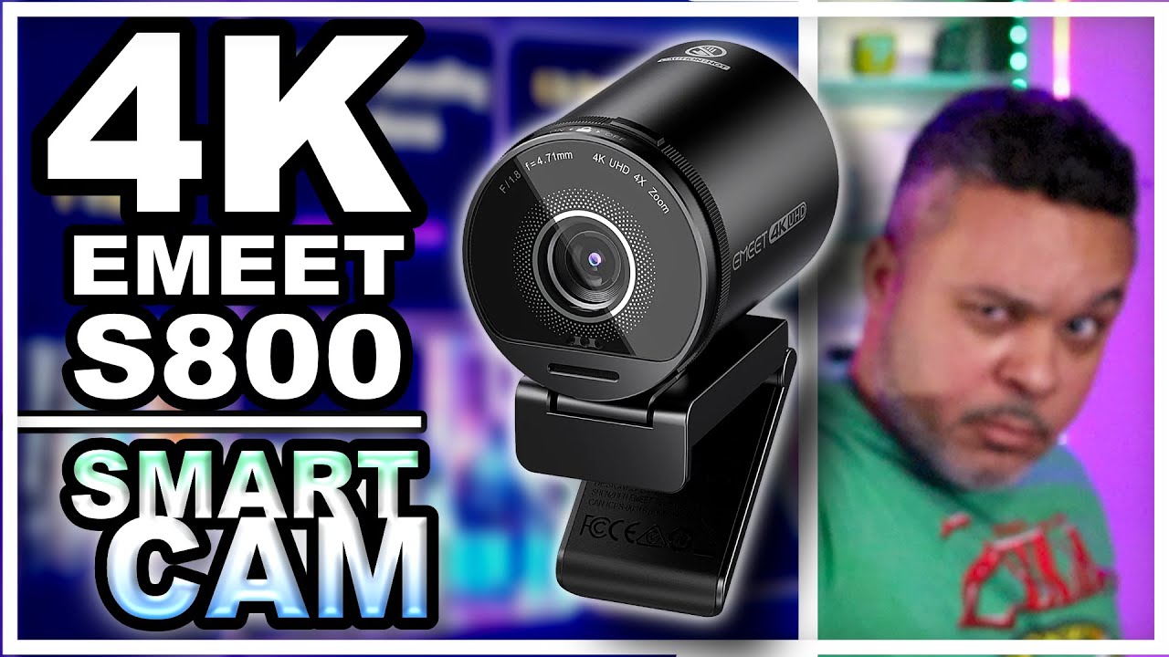 Best Pro Webcam | 4K EMEET S800 SmartCam | Full Review - YouTube