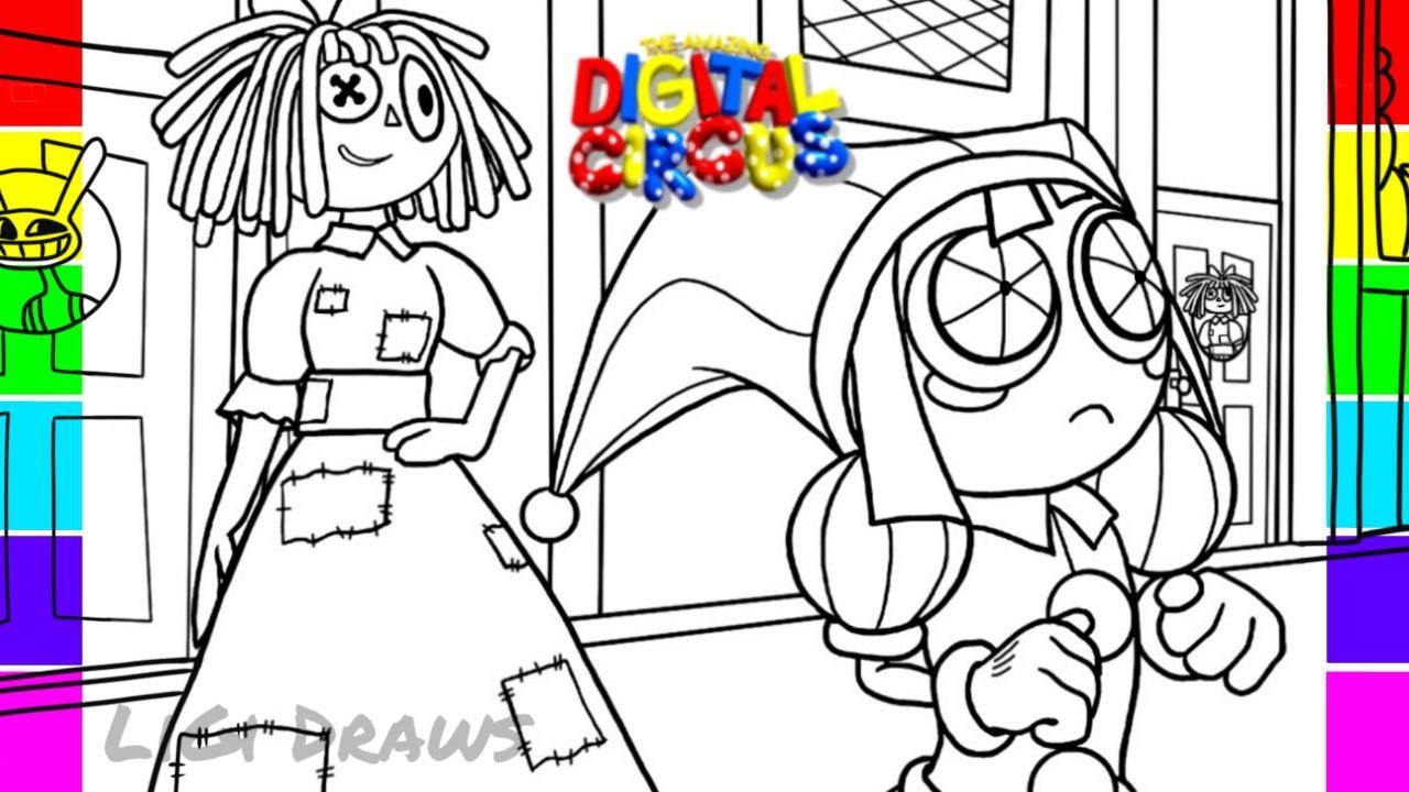 The Amazing Digital Circus Pilot / Pomni Saw Her Room / New Coloring ...