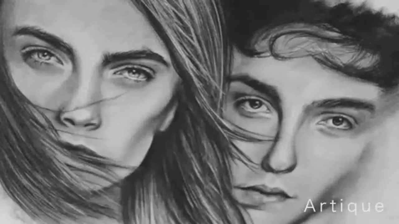 PAPER TOWNS Speed Drawing - YouTube