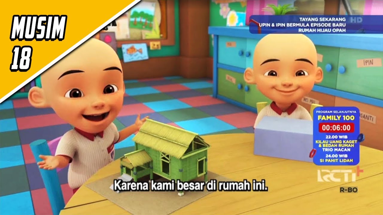 Upin & Ipin Musim 18 Full Movie - Membuat Miniatur Rumah Opah | Upin ...