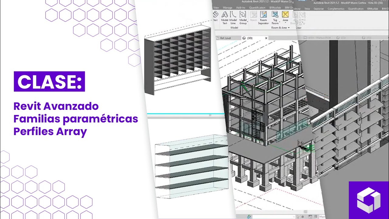 Clase: Revit Avanzado - Familias paramétricas Perfiles Array - YouTube