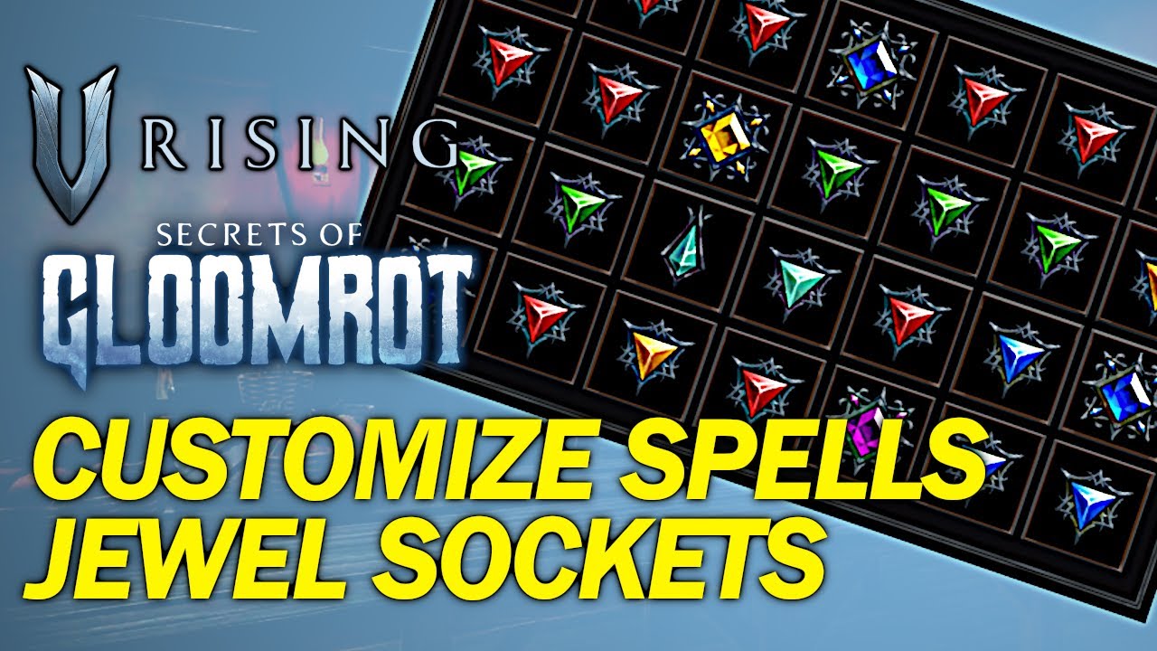 Upgrading Spells with Jewels in V Rising Secrets of Gloomrot Update ...