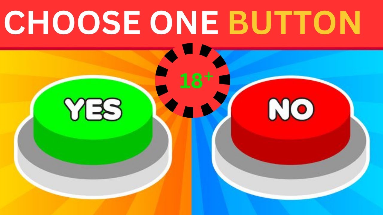 Choose only One BUTTON..! 😱 YES or NO Challenge 🟢🔴 - YouTube