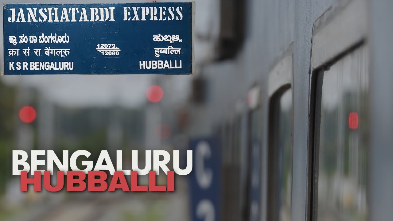 (4K) Bengaluru to Hubballi by Jan Shatabdi Express | Full Journey - YouTube