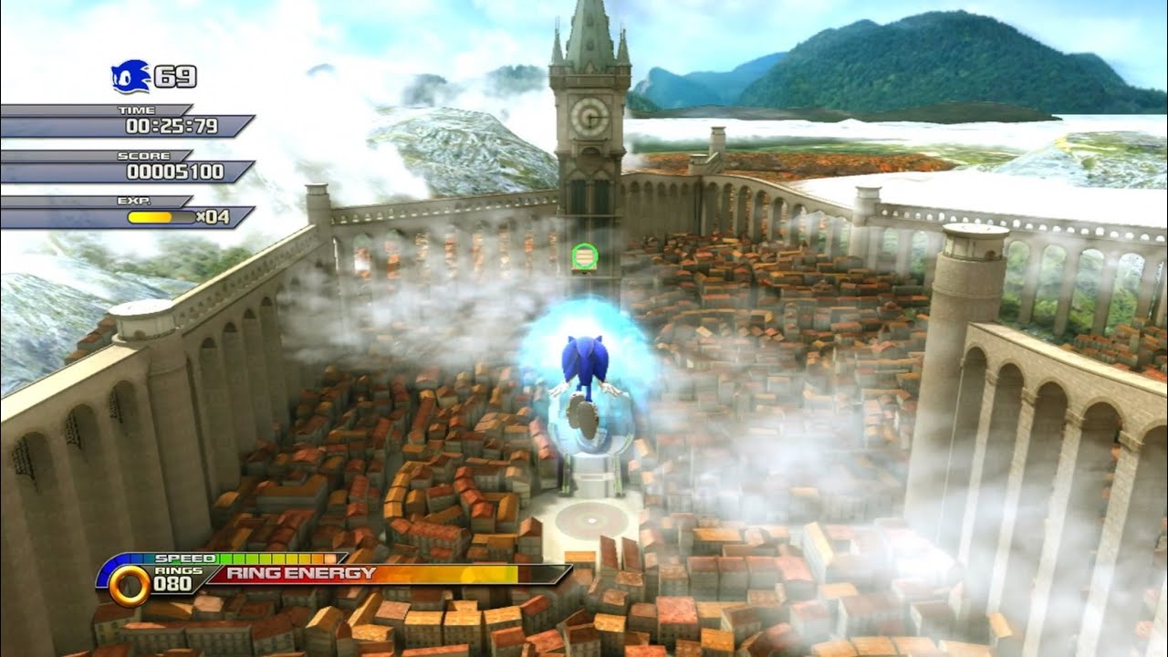 Rooftop Run Day Act 5 S Rank - Sonic Unleashed DLC - YouTube
