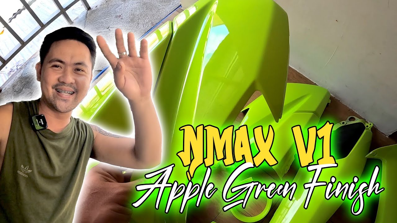 Nmax v1 Change Color Apple Green Color - YouTube