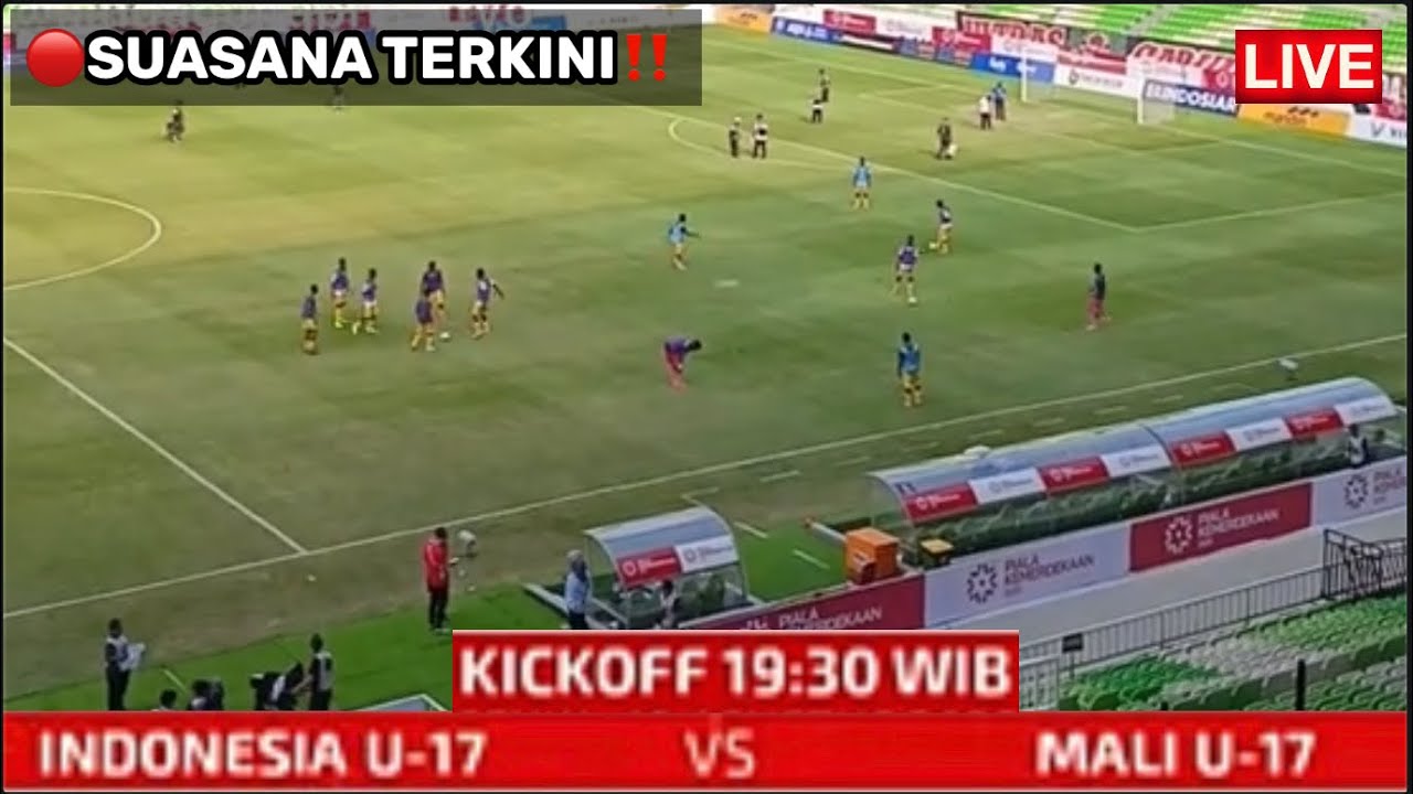 🔴SUASANA TERKINI JELANG FINAL PIALA KEMERDEKAAN 2025 . INDONESIA U-17 VS MALI U-17 . LIVE ...
