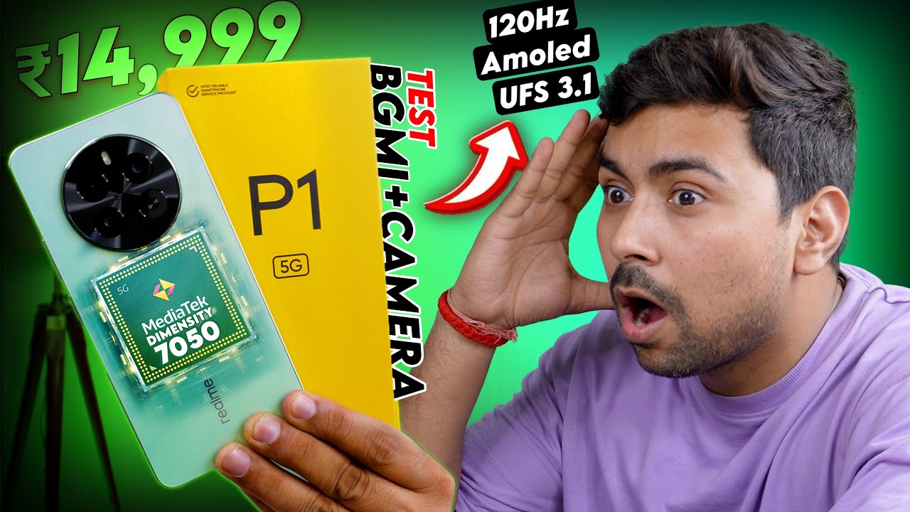 realme P1 5G - ₹14,999 Budget Gaming & Camera Phone *Lets Test* - YouTube
