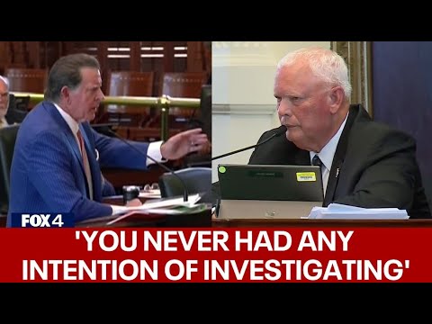 HIGHLIGHTS: Paxton whistleblower grilled over not investigating Paul complaint