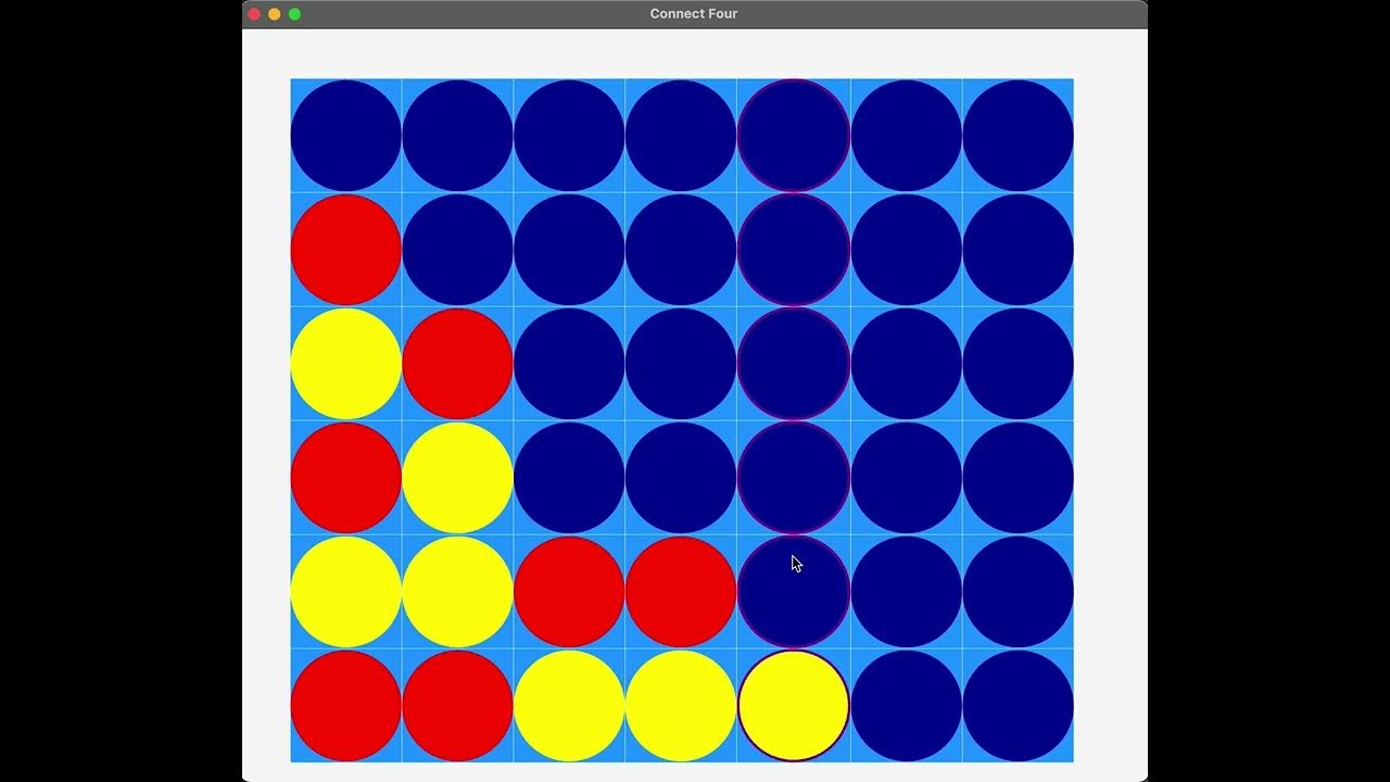 JavaFX Connect Four Game (Model View Controller Design Pattern) - YouTube