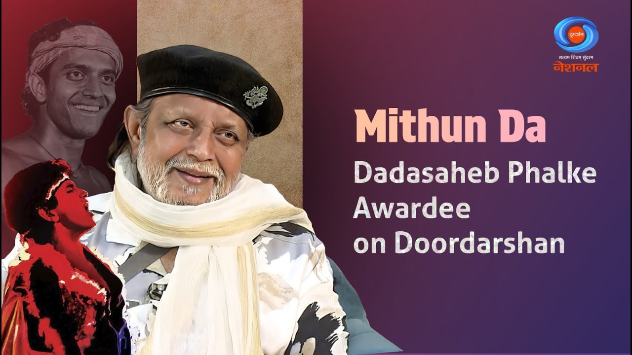 Meet Mithun Da, Dadasaheb Phalke Awardee, On Doordarshan | DD National - YouTube