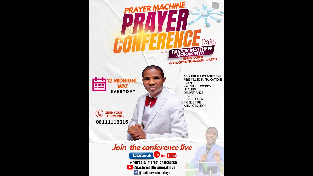 PRAYER MACHINE [PRAYER CONFERENCE] 2ND NOV, 2024 - YouTube