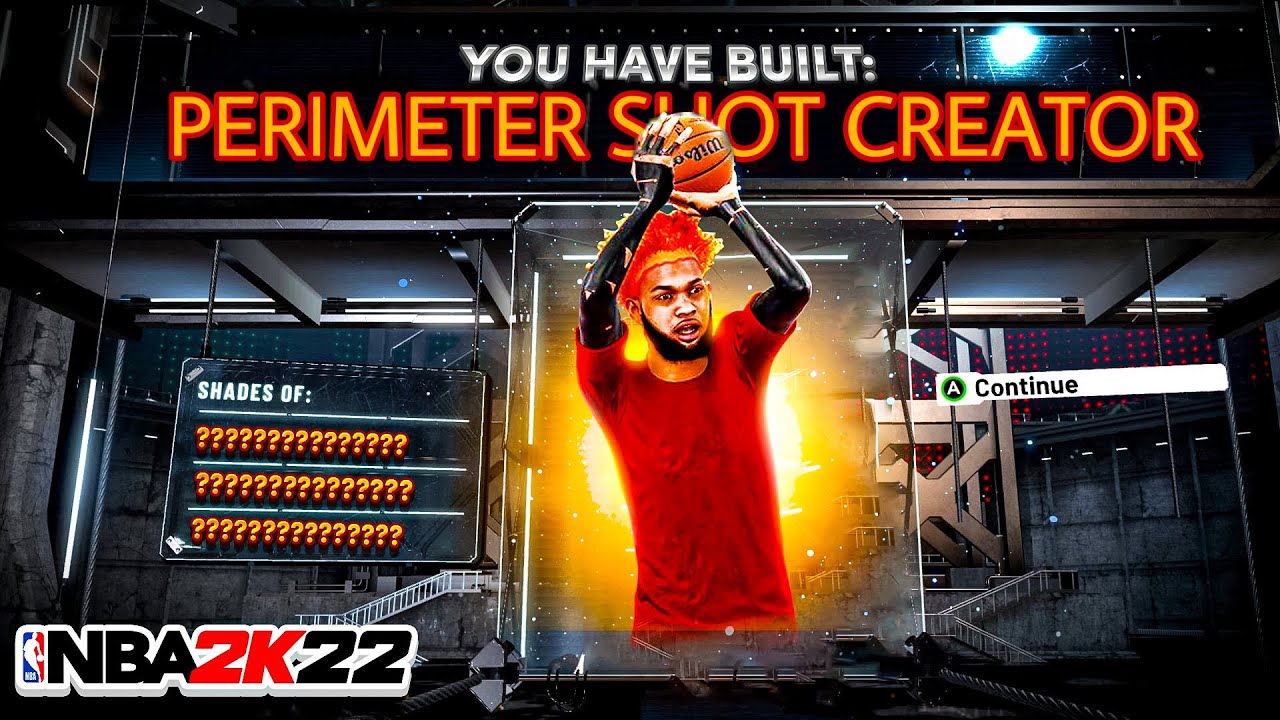 This NEW PERIMETER SHOT CREATOR BUILD is a GLITCH in NBA 2K22! - YouTube