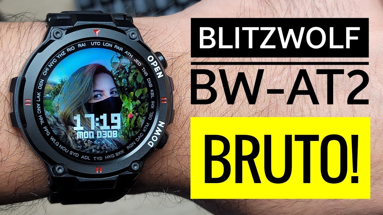 Smartwatch BRUTO!!! Com SPo2 e Pressão Arterial por R$230! Blitzwolf BW ...