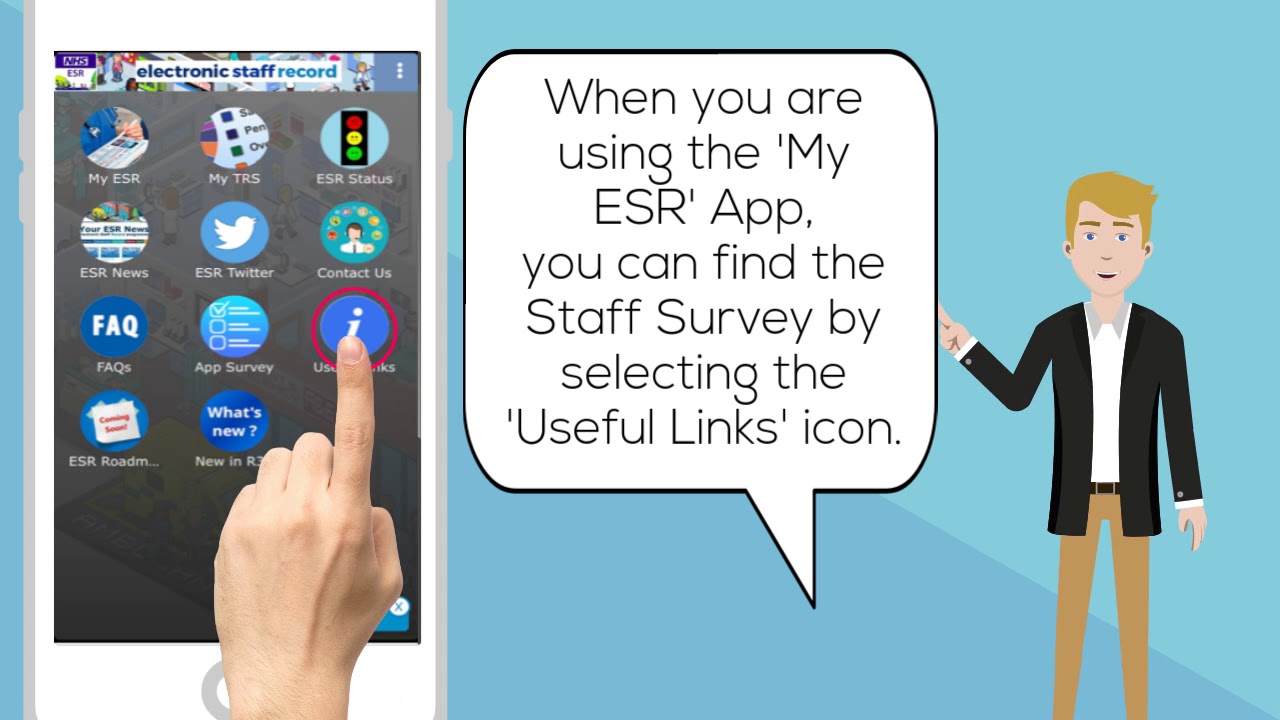 NHS Wales Staff Survey ESR App - YouTube