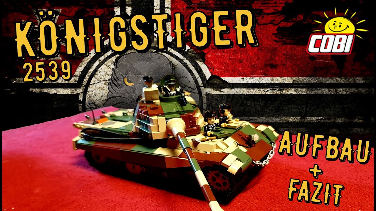 COBI 2539 - KÖNIGSTIGER - Aufbau + Fazit - YouTube