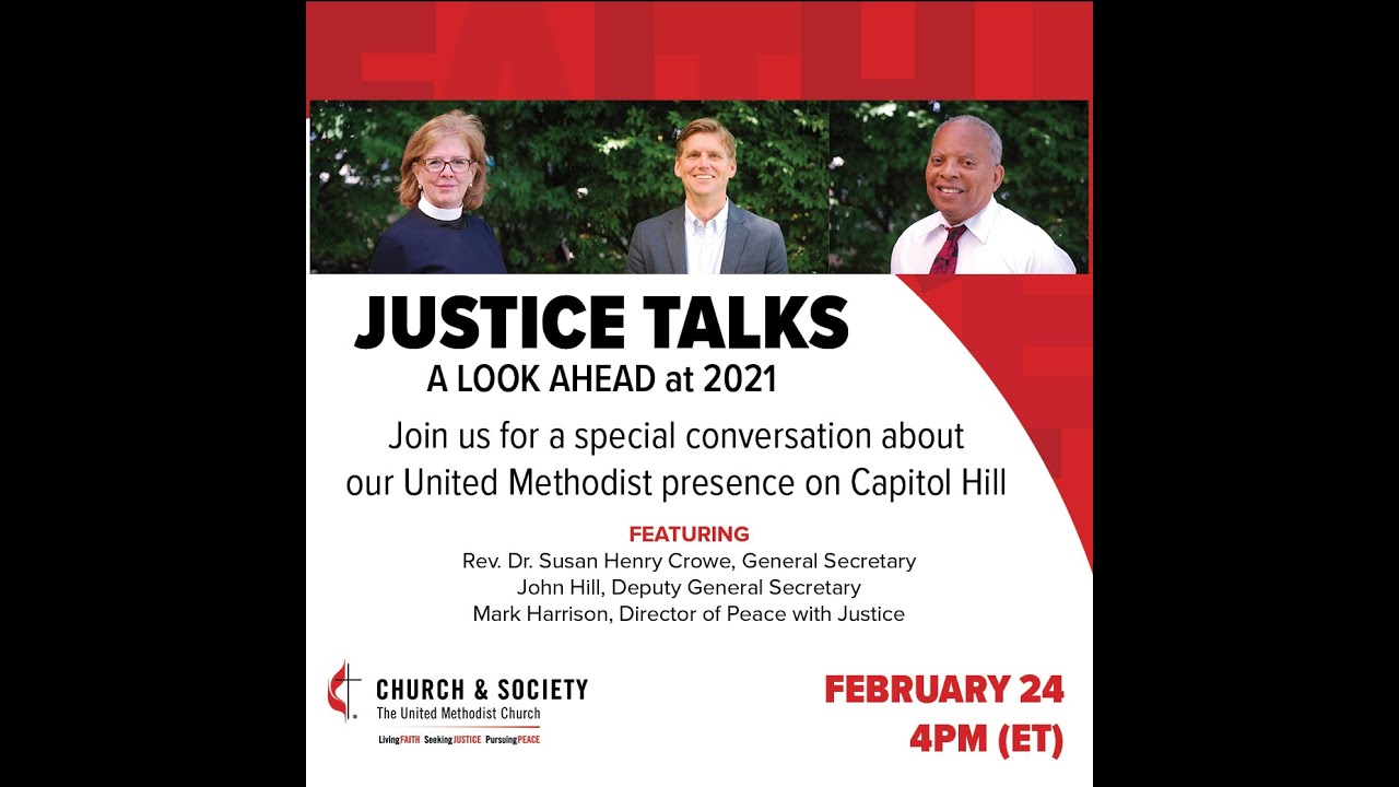 Justice Talks: A Look Ahead to 2021 at Church and Society - YouTube