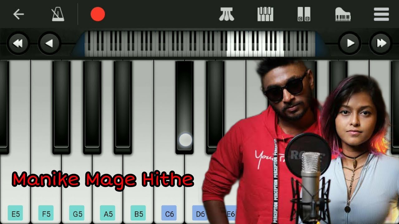 Manike Mage Hithe Song | Easy Piano Tutorial | Perfect Piano - YouTube