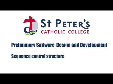 Sequence control structure - YouTube