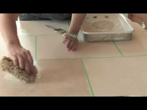 How to Paint a Wall to Look Like Stone - YouTube